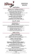 Our Menu | The Parkway Restaurant